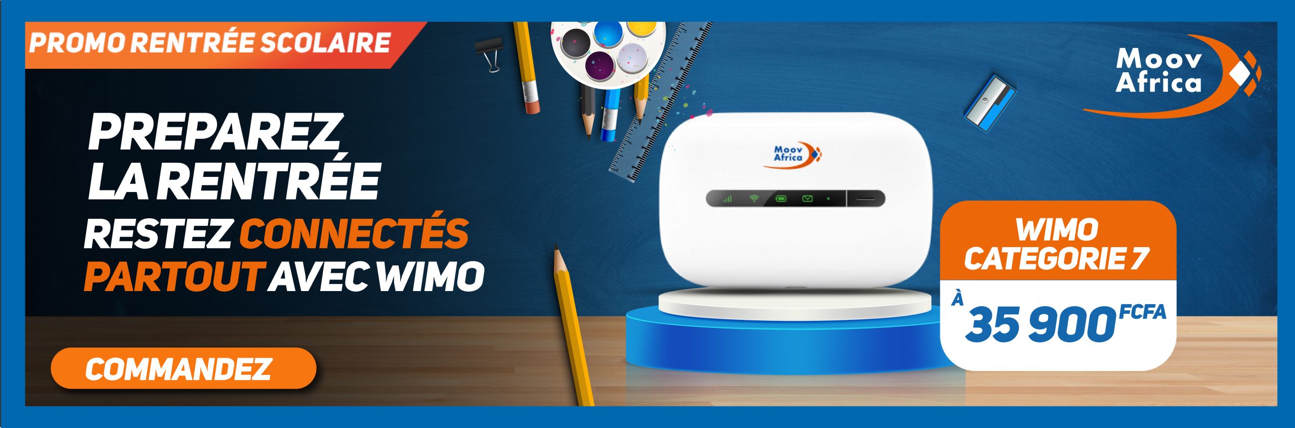 Box Moov 4G Wifi 6 - La Boutique de Moov Africa CI