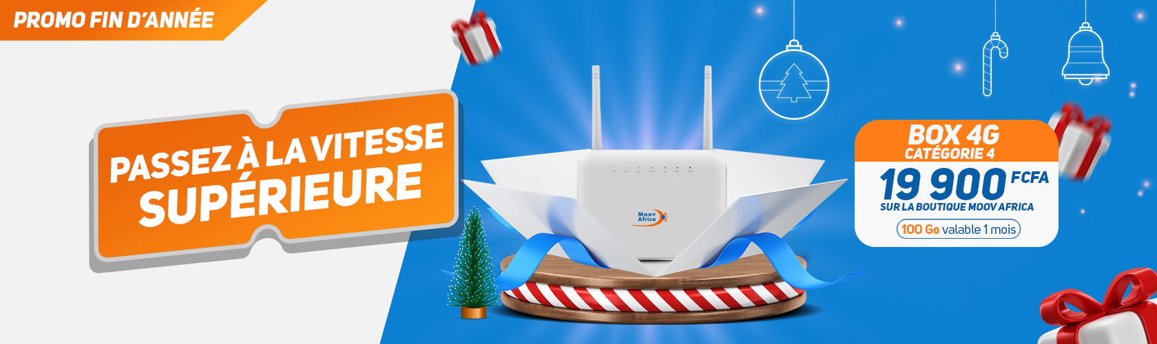 Box Moov 4G Wifi 6 - La Boutique de Moov Africa CI